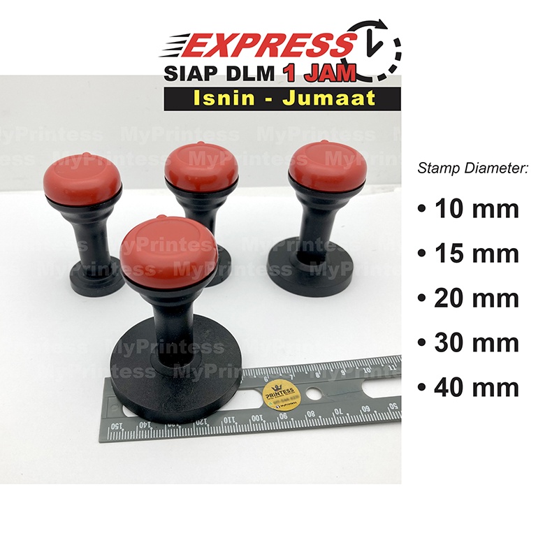 Cop Company • Rubber Stamp • Cop Bulat • MyPrintess | Shopee Malaysia