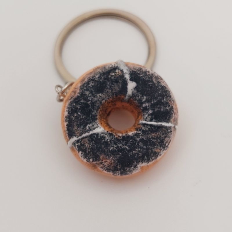 Kawaii Handmade Oreo Doughnut Keychain | Shopee Malaysia