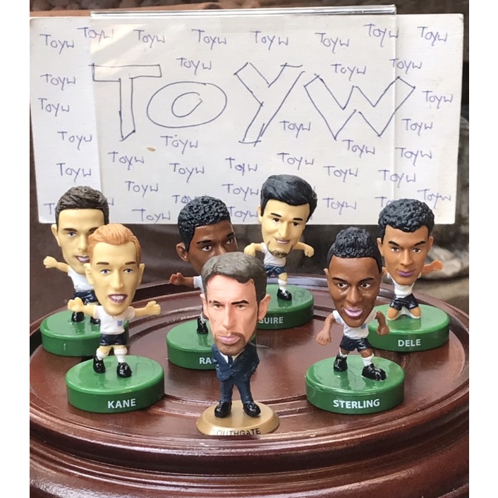 7-Piece England National Football Team Model Kits Southgate-Harry Kane ...