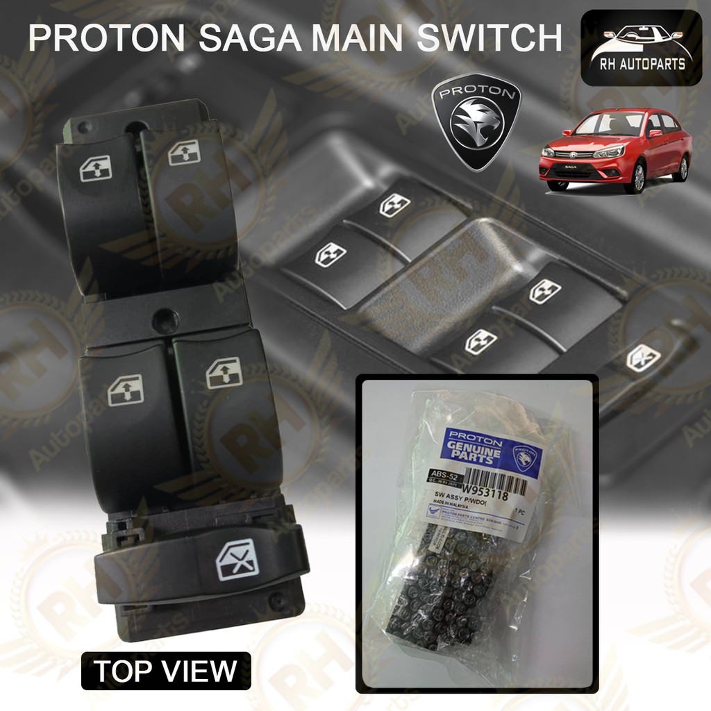 PW953118 Power Window Main Switch Proton Saga New 2016 main switch No ...