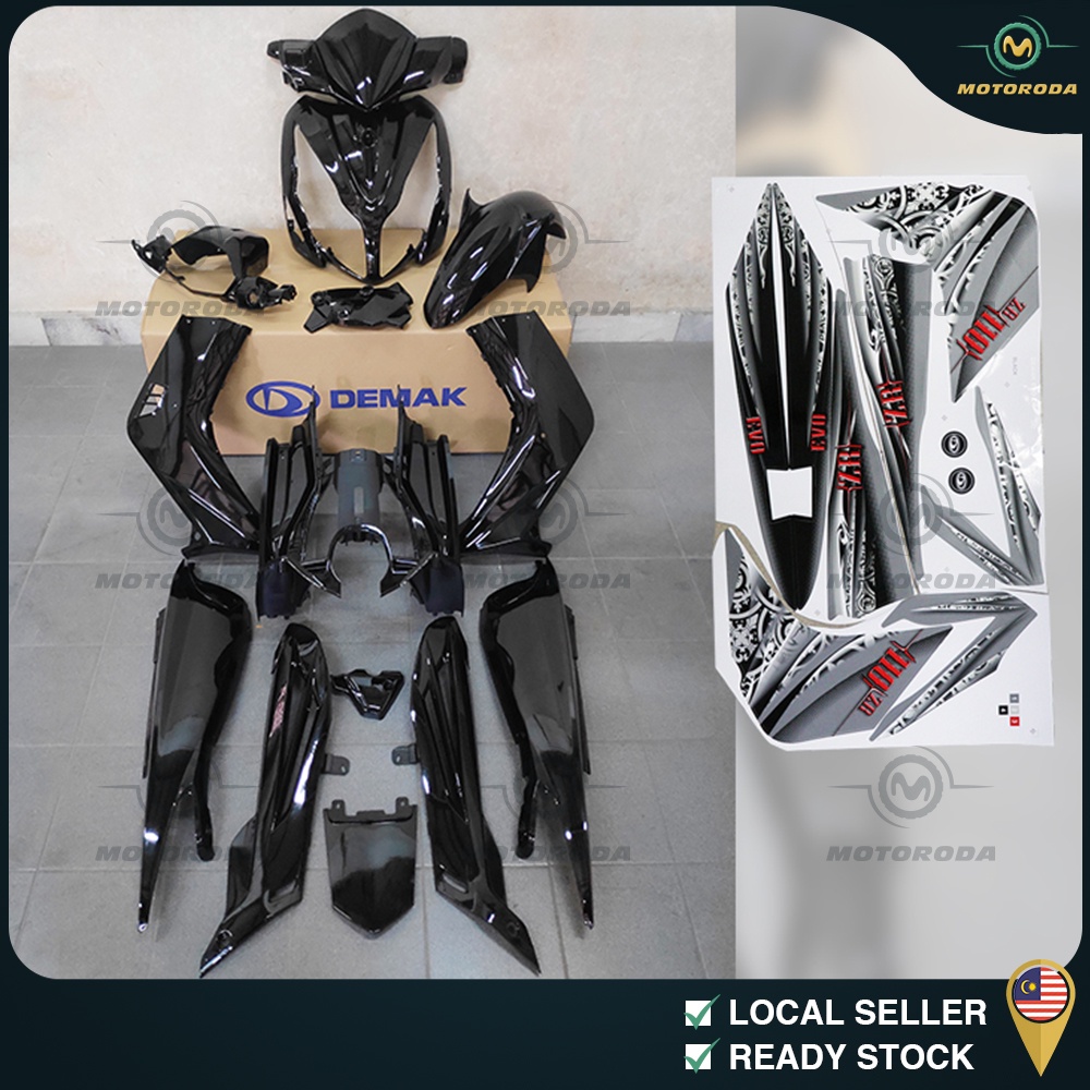 Demak Original Cover Set Assembly Evo ZR 110 EvoZR110 (FOC Sticker) | Shopee Malaysia