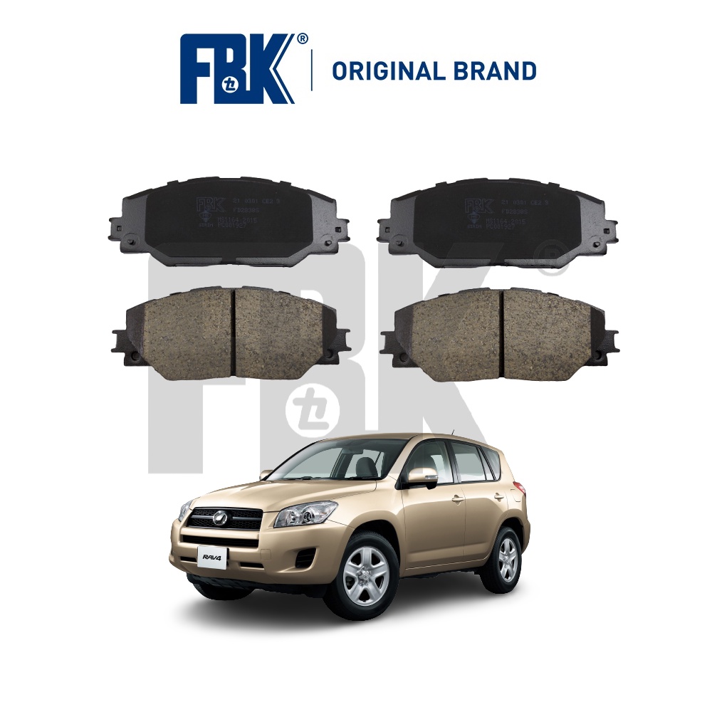 FBK Disc Brake Pad Front - Toyota RAV4 ACA30 - FD2838S | Shopee Malaysia