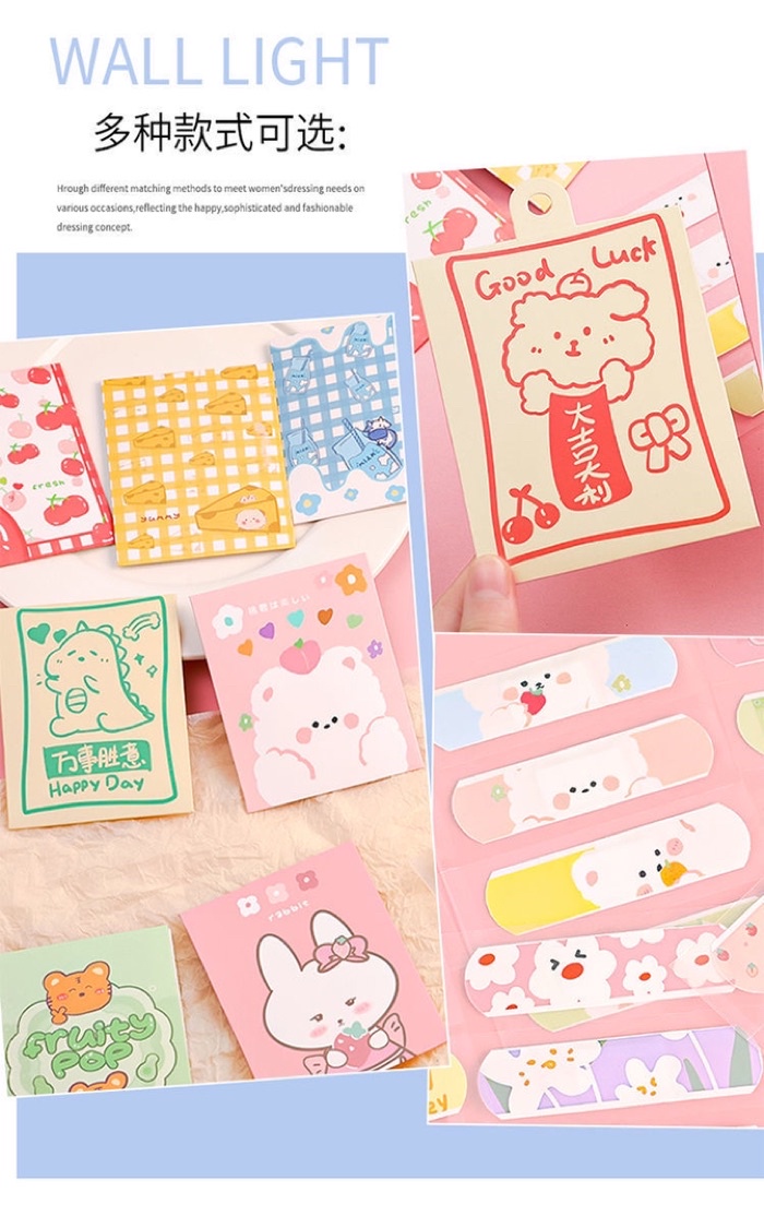 Cute Waterproof Plaster Comel Emergency Aids Tape Breathable Cartoon ...