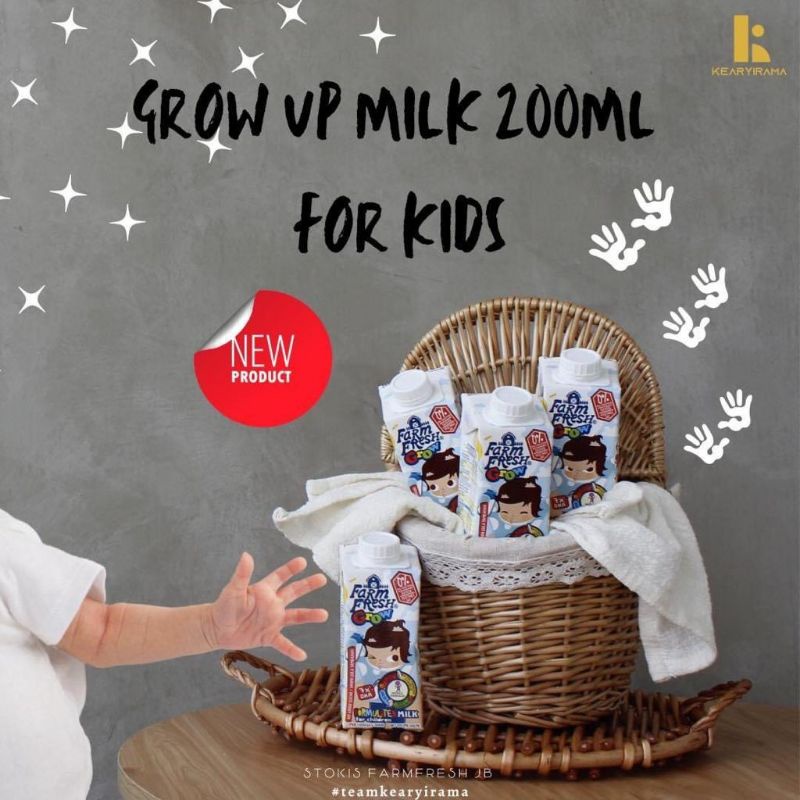 Farm Fresh Growing Up Milk 200ml | Shopee Malaysia
