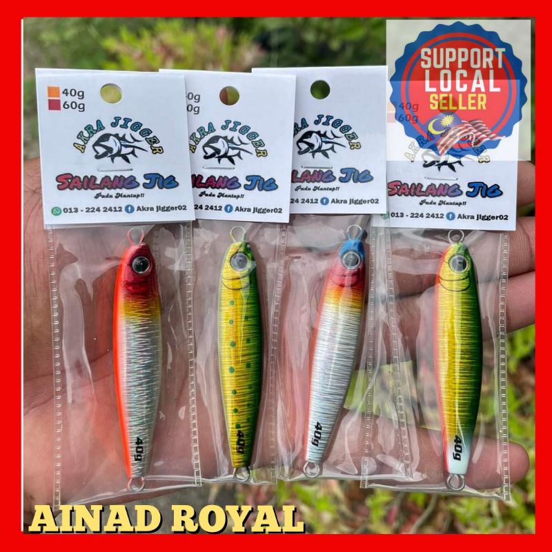 (NEW Sailang Jig)Jig Ebek killer Akra Jigger | Shopee Malaysia