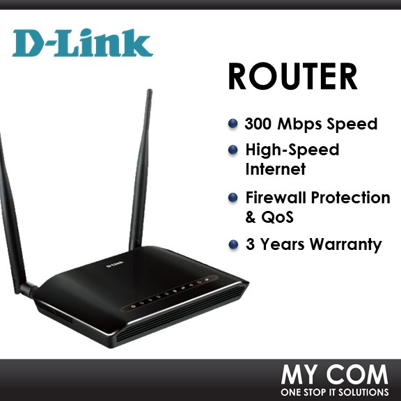 D-Link DSL-2750E N300 Wireless ADSL2+ 4-Port Wi-Fi Router | Shopee Malaysia