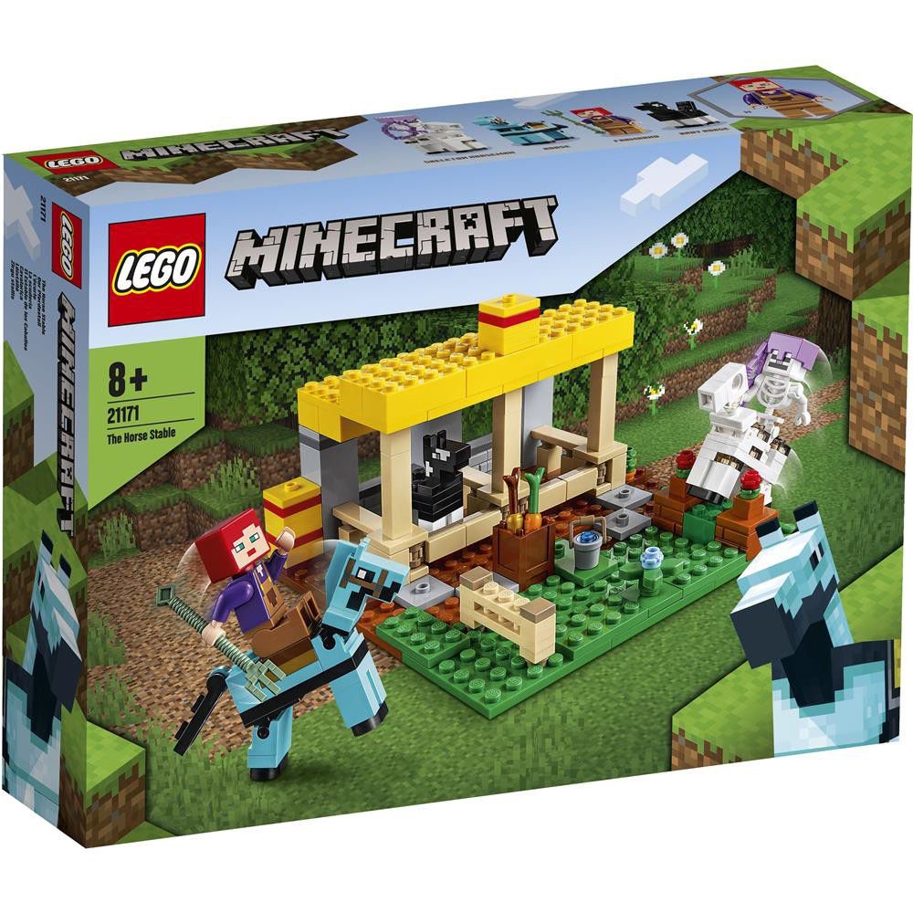 (MyToyss) 21171 LEGO Minecraft The Horse Stable | Shopee Malaysia