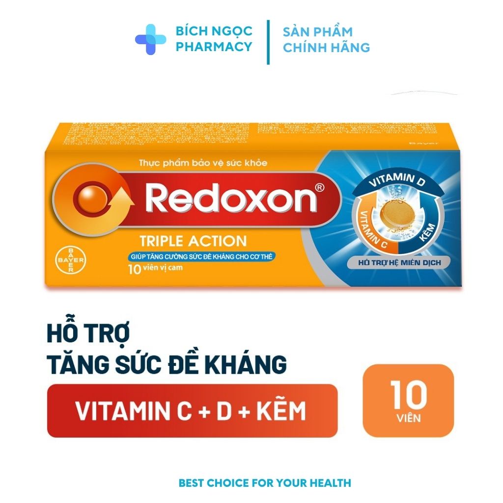 Redoxon Triple Action Effervescent Tablets Increase Resistance ...