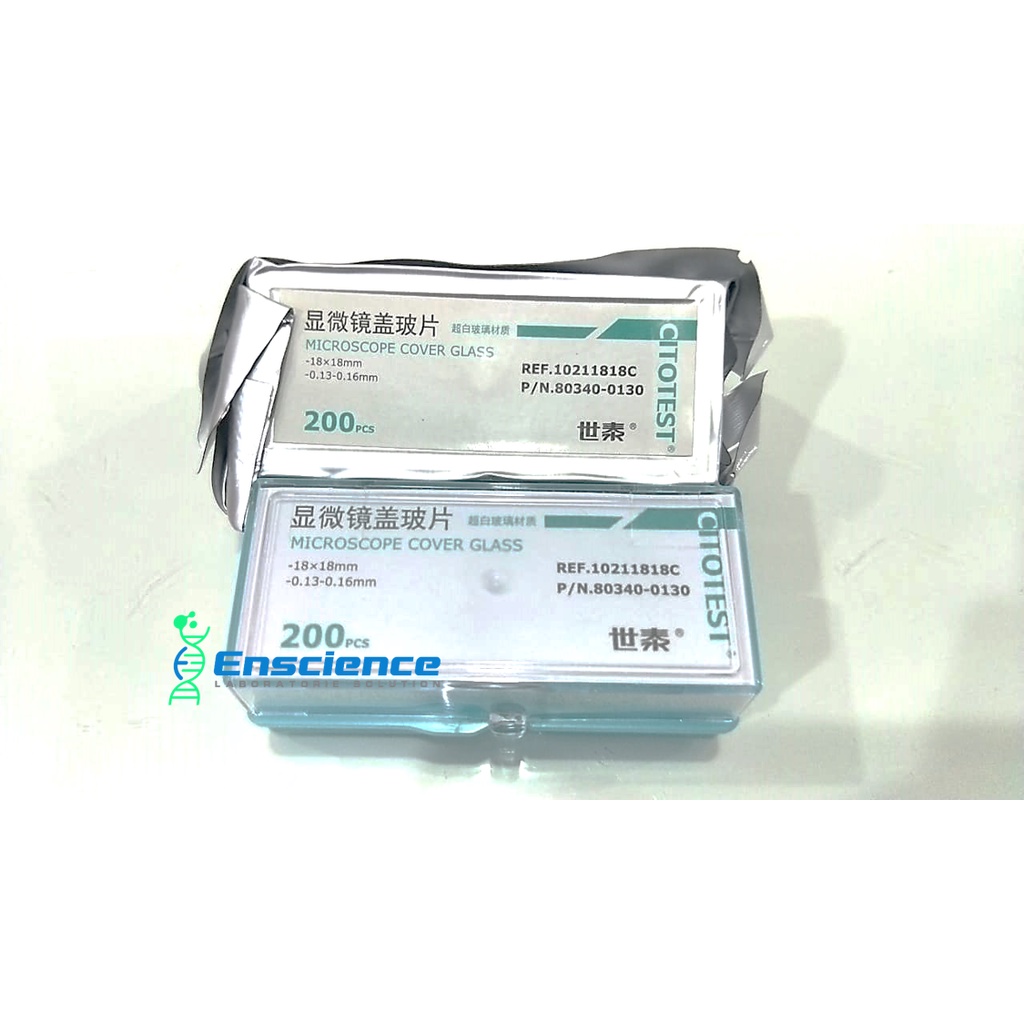 CITOTEST Borosilicate 3.3 High Definition Cover Glass / Cover Slip for ...