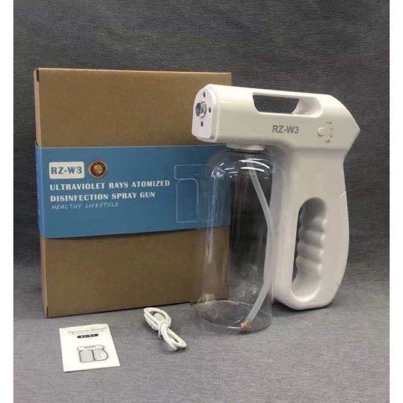 RZ-W3 800ML Ultraviolet Wireless Blue Light Atomized Nano Steam Spray ...