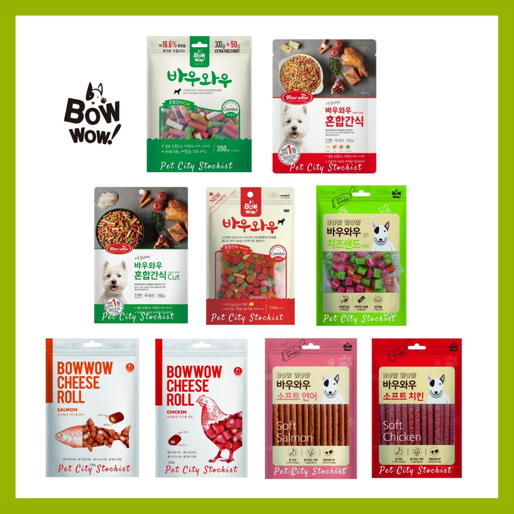 Bow Wow Dog Treats and Snacks (120g/150g/350g) | Shopee Malaysia