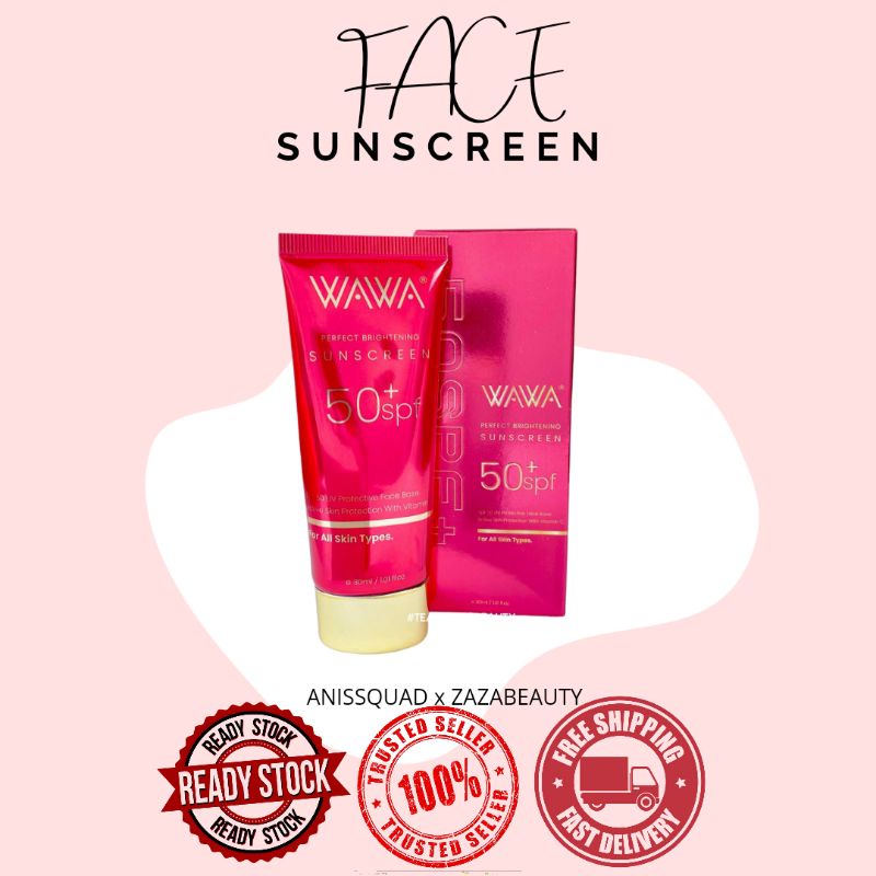 [💯 Original] WAWA Face Sunscreen | Shopee Malaysia