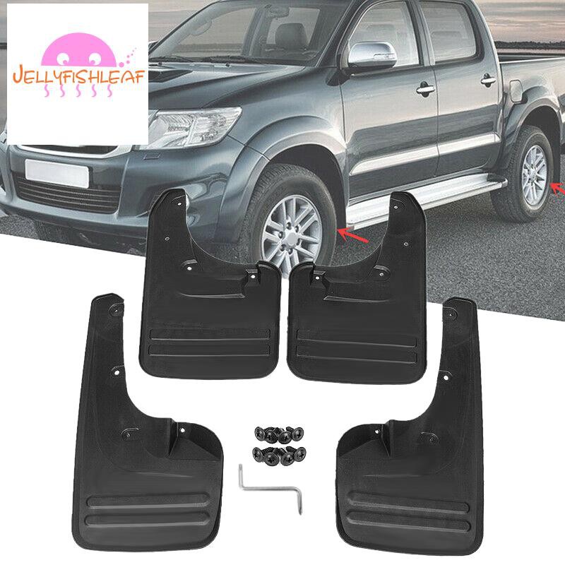 👑4Pcs Mud Flaps Mudguards Splash Guards Fender for Toyota Hilux Vigo ...