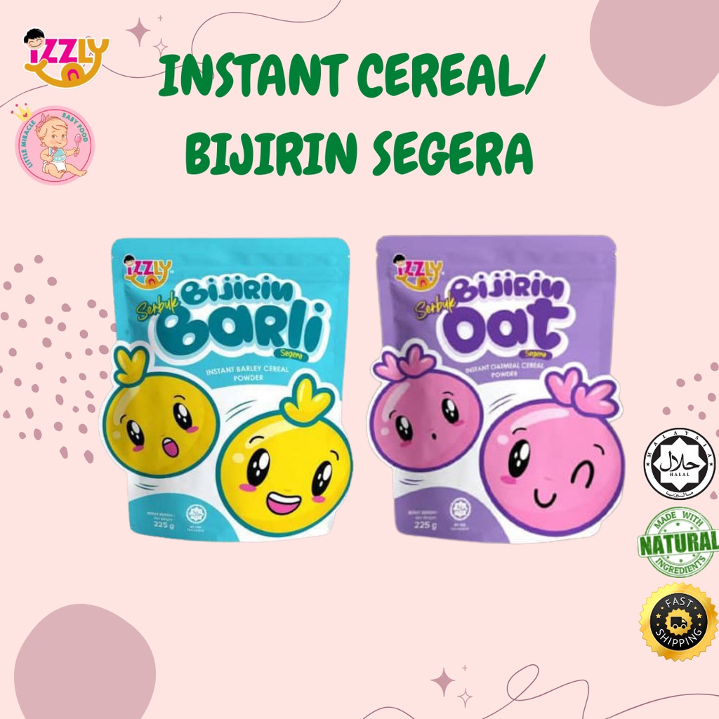 Izzly Baby Food / Instant Baby Cereal Bijirin Oat Bijirin Barli Makanan ...