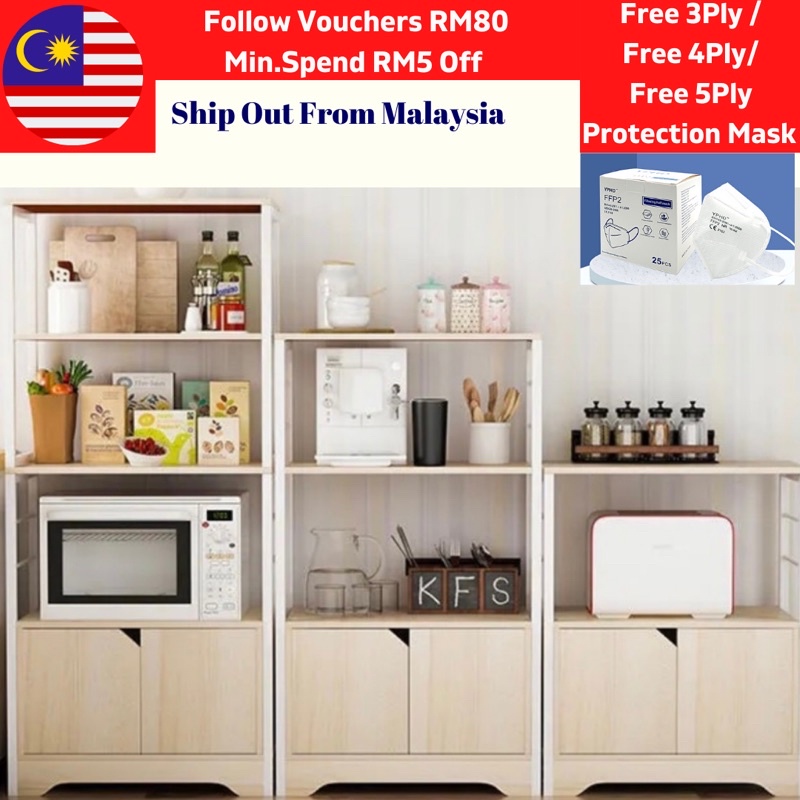 ZakkaHouse Multipurpose Kitchen Cabinet Rak Dapur Rack Storage ...