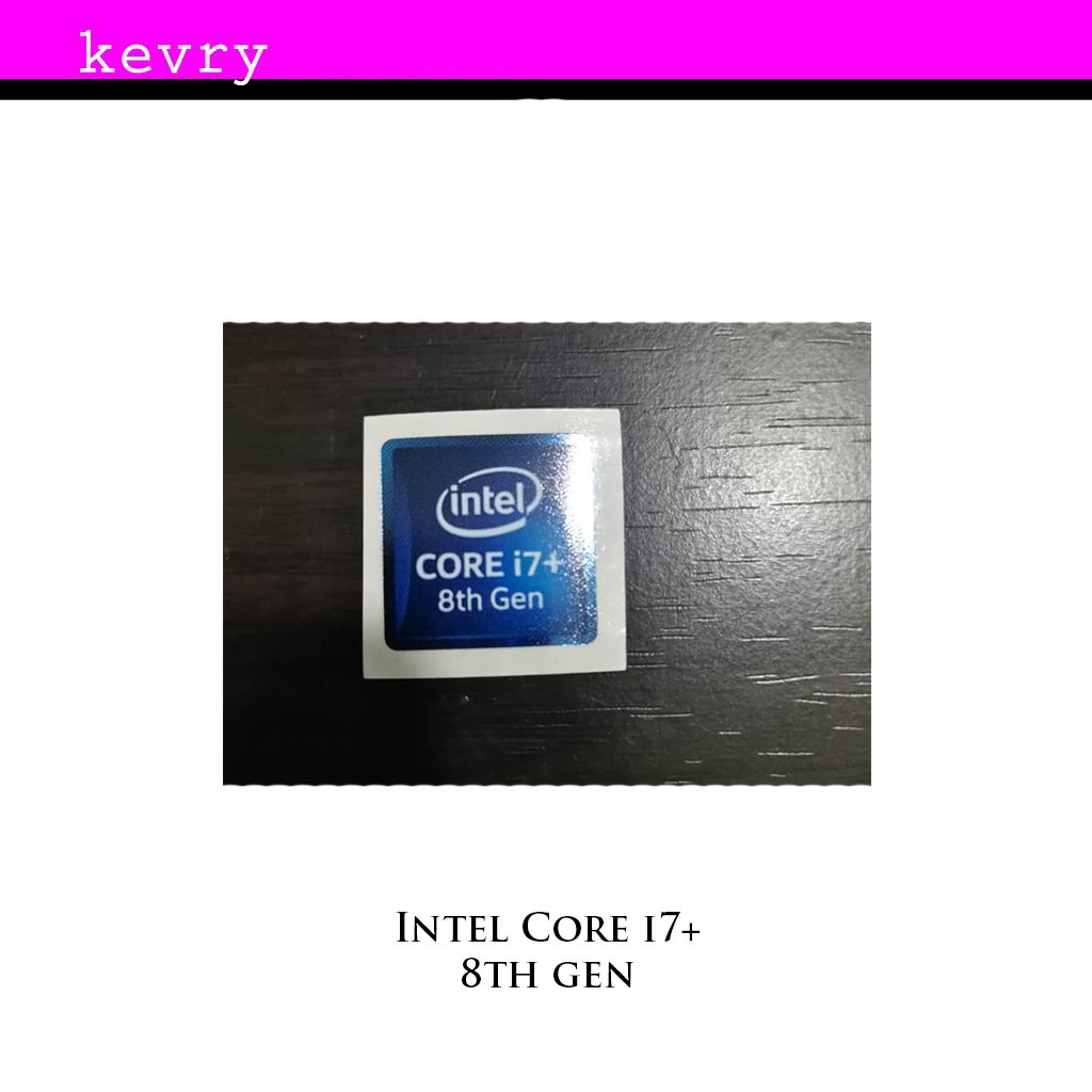 Intel i3 i5 i7 Sticker Core I9 I7 2nd Gen, 3rd Gen, 4rd Gen Sliver ...