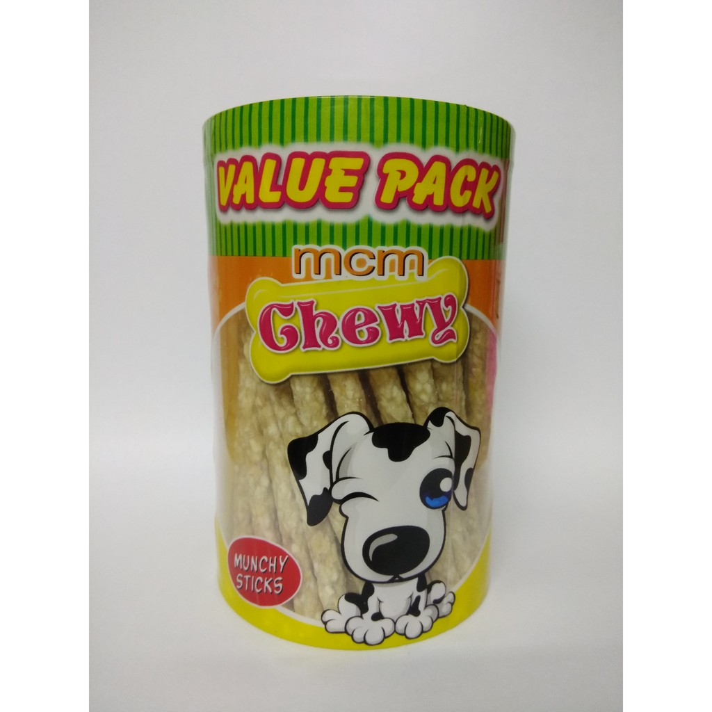 MCM Chewy Rawhide Value Pack Munchy Sticks 5" (80pcs) | Shopee Malaysia