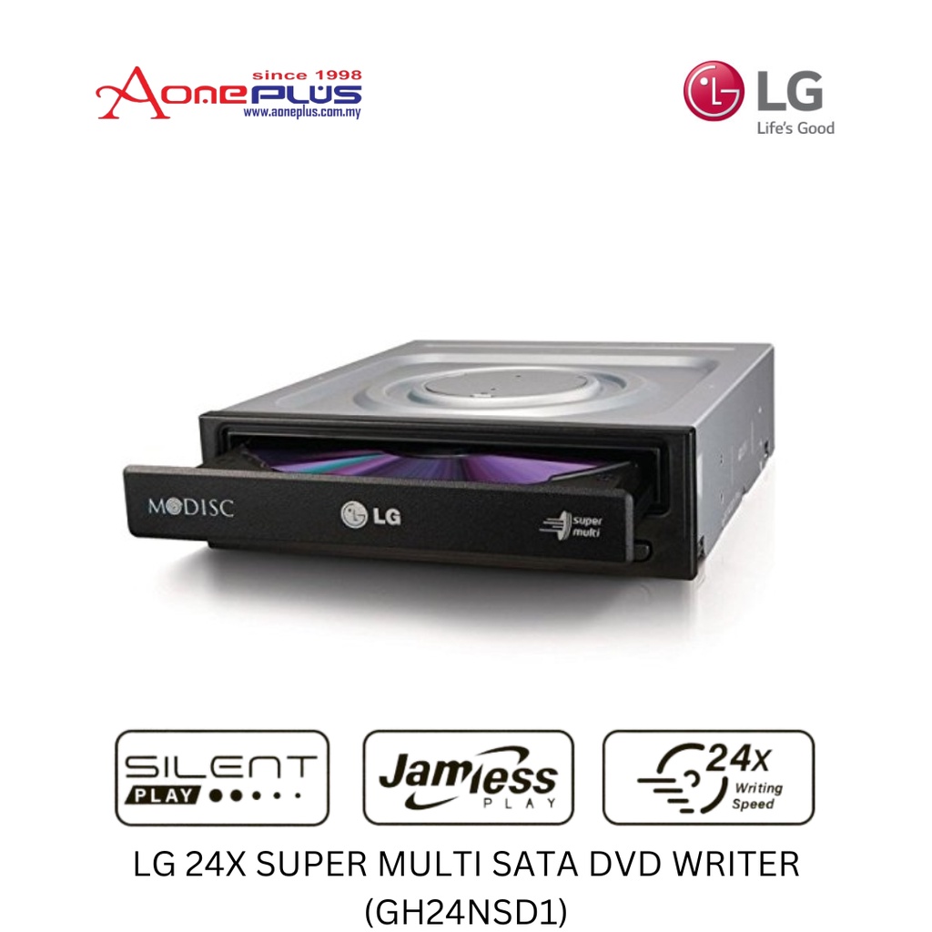 LG 24X SUPER MULTI SATA DVD WRITER (GH24NSD1) | Shopee Malaysia