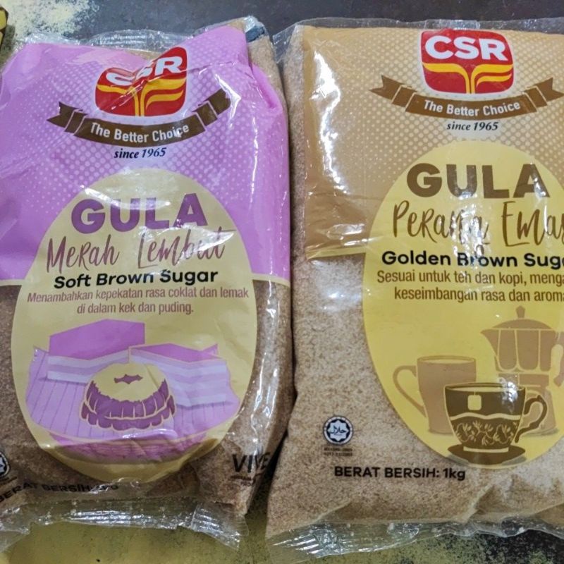 CSR Golden Soft/golden Brown Sugar 1kg | Shopee Malaysia