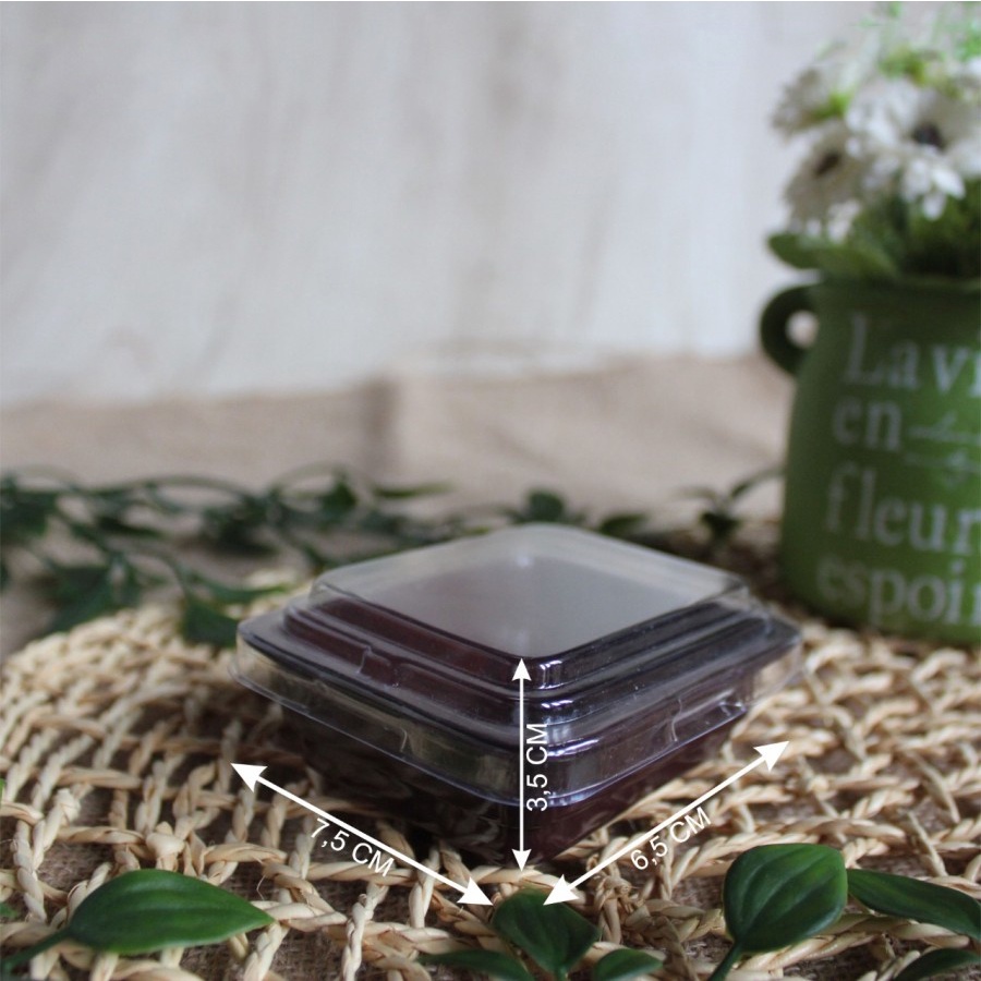Mika Mini Cake Choco Cheese Cake Mika Tray Slice Sushi Packaging Small ...