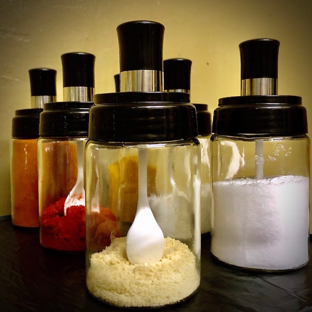Seasoning Jar Spice Container Bekas Rempah Ratus Bekas Garam Gula Seasoning Container Dapur