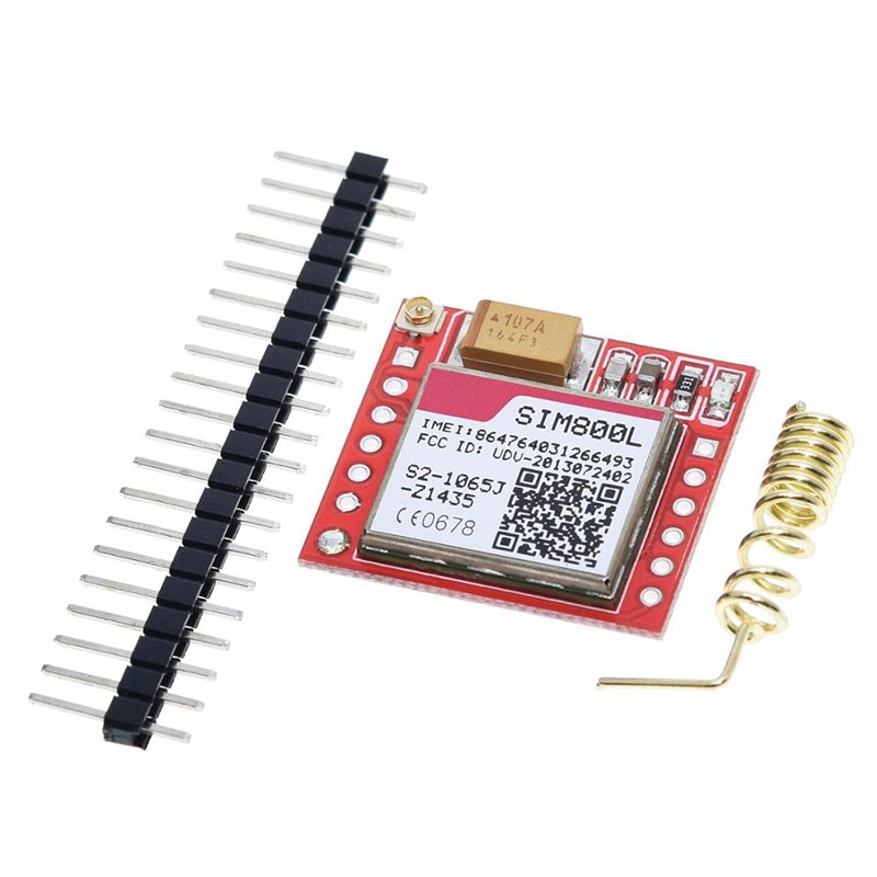 Mini Smallest SIM800L GPRS GSM Module MicroSIM Card Core Wireless Board ...
