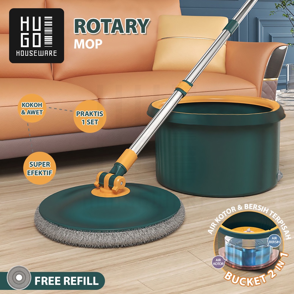 Hugo Floor Mop Ultra Mop Split Practical Floor Mop Separates Dirty And ...