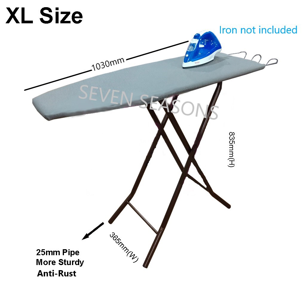 3V XL Iron Board - Ironing Board Clothing Laundry - Papan Seterika ...
