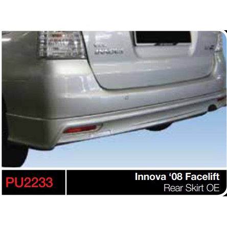 Toyota innova 2009 2010 2011 oem bodykit body kit front side rear skirt ...
