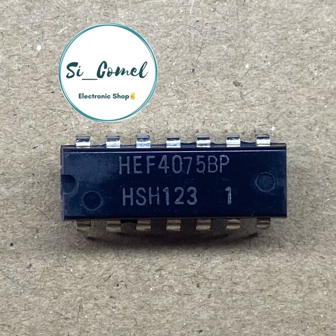 🔥READY STOCK 🔥HEF4075BP HCF4075 4075 DIP-14 Triple Input Or Gate Ic ...