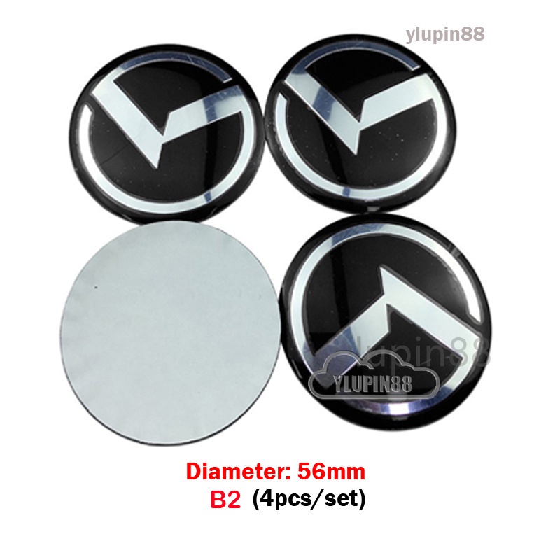 RTO KIA Logo Car Front Grill Emblem Sticker Rear Trunk Emblem Badge ...