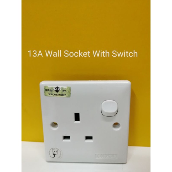 Apro 13A Wall Socket With Switch (Sirim) | Shopee Malaysia