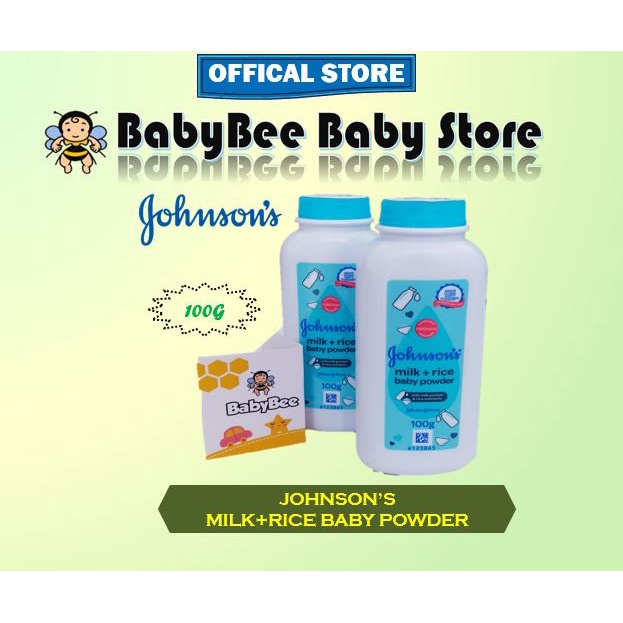 Johnson's Milk Rice Baby Powder (100g) | Shopee Malaysia