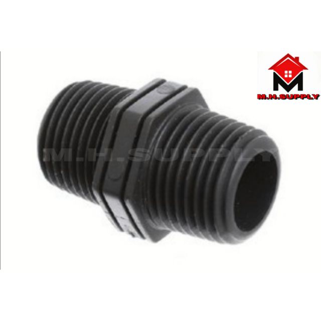 HDPE/Poly Paip Fittings - Poly Nipple - ( 1/2" x 1/2", 3/4" x 3/4", 1 ...