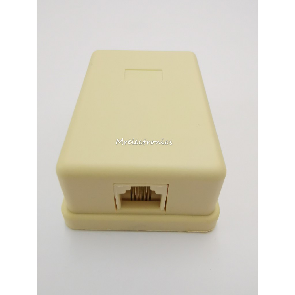 RJ 11 Telephone Socket Box (1pcs/pack) | Shopee Malaysia