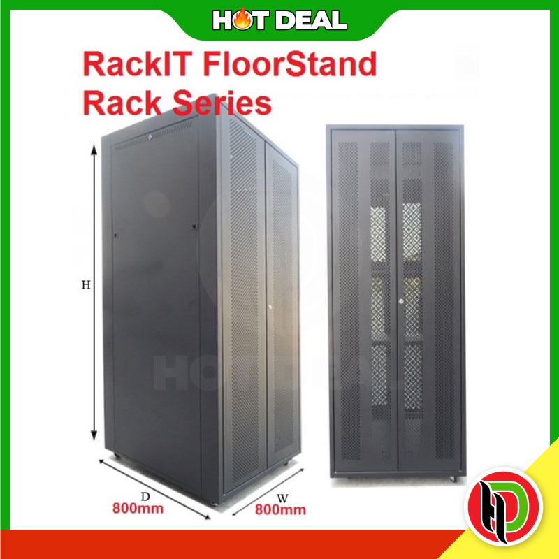 RackIT Heavy Duty 42U Server Rack - 42U Heavy Duty Server Rack - 42U ...