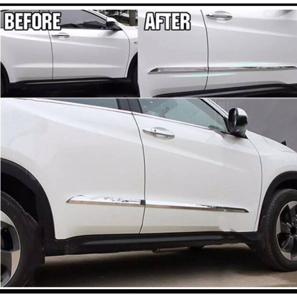 Honda Hrv Honda City 2014 Side Door Moulding / Body Lining Chrome Trim ...