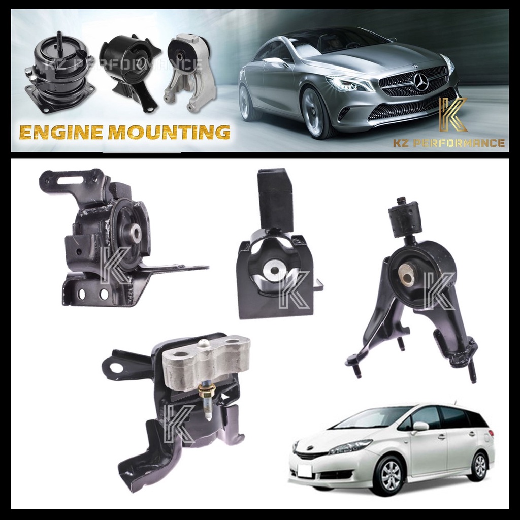TOYOTA WISH 1.8 ZGE20 2009-2016 / ENGINE MOUNTING SET | Shopee Malaysia