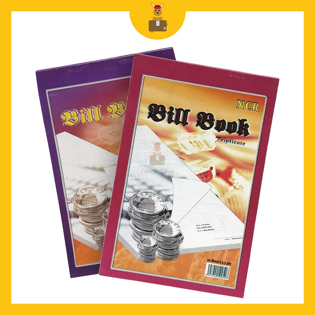 BILL BOOK NCR with Numbering (2ply x 30 sheets \ 3ply x 20 sheets | 5 ...
