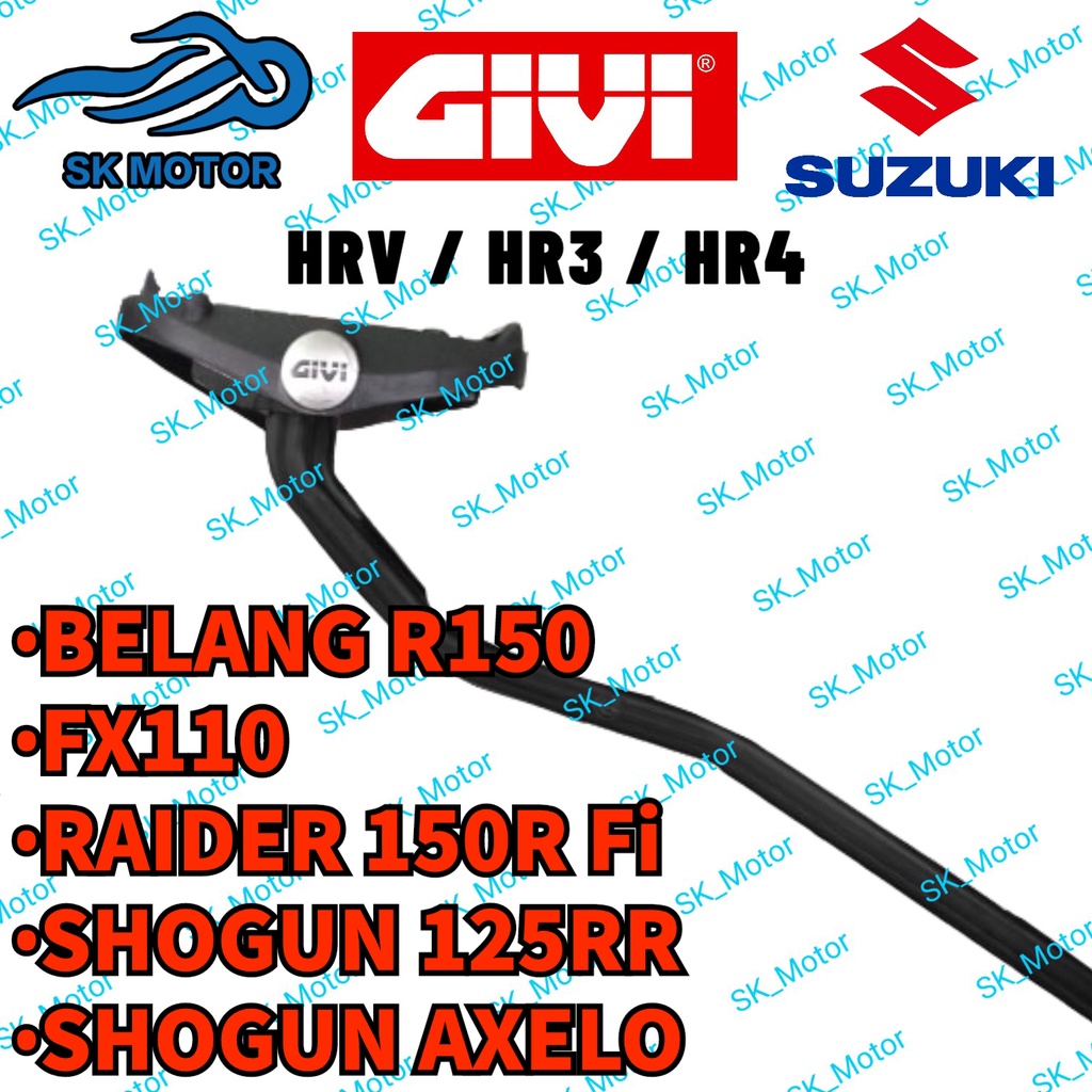 GIVI Suzuki BELANG R 150 FX 110 RAIDER 150 R FI SHOGUN 125 RR AXELO 125 ...
