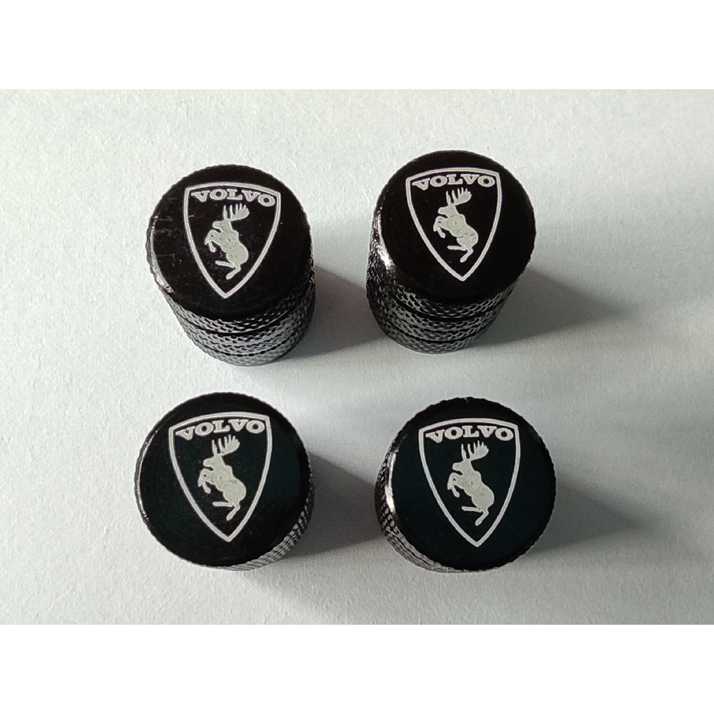 volvo moose tyre valve caps hitam 850 940 xc90 xc60 s70 s60 240 s80 ...