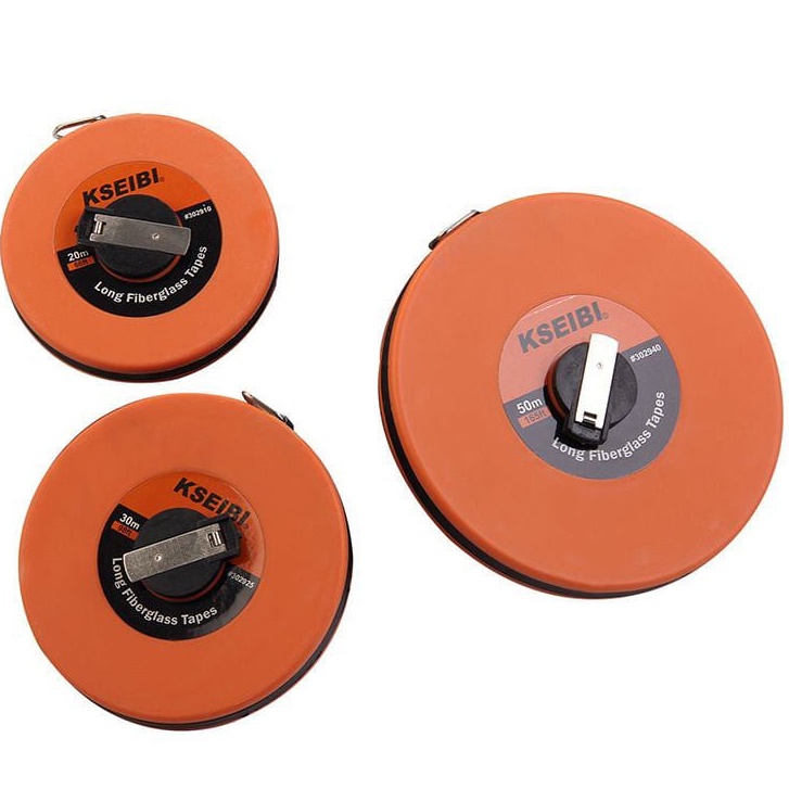 KSEIBI Long Fiberglass Measuring Tape 30m(98ft) / 50m(165ft) | Shopee ...