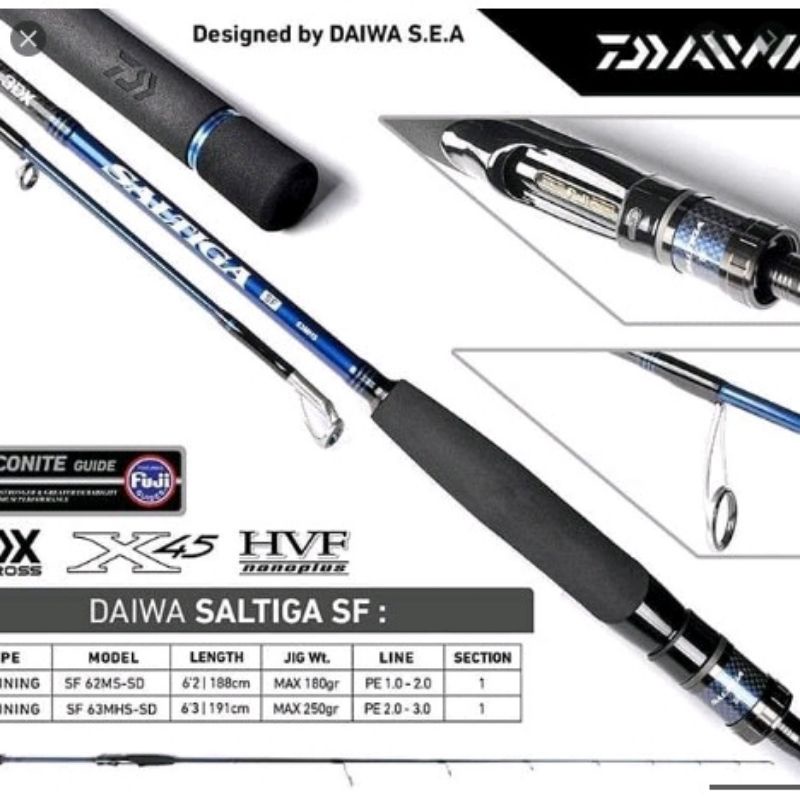 Daiwa Saltiga SF Jigging Rod 2019 | Shopee Malaysia