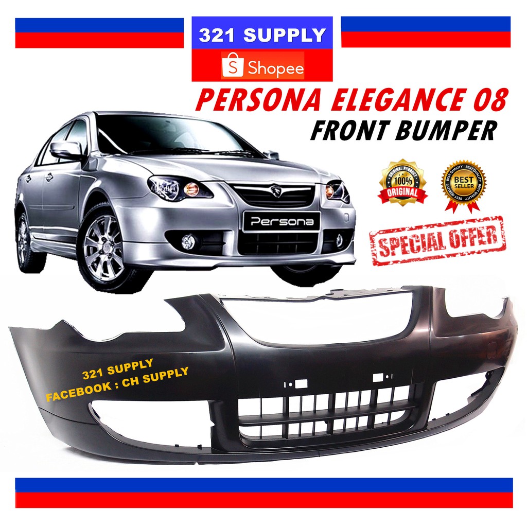 PROTON PERSONA ELEGANCE 2009 FRONT BUMPER PP PLASTIC // BUMPER DEPAN ...
