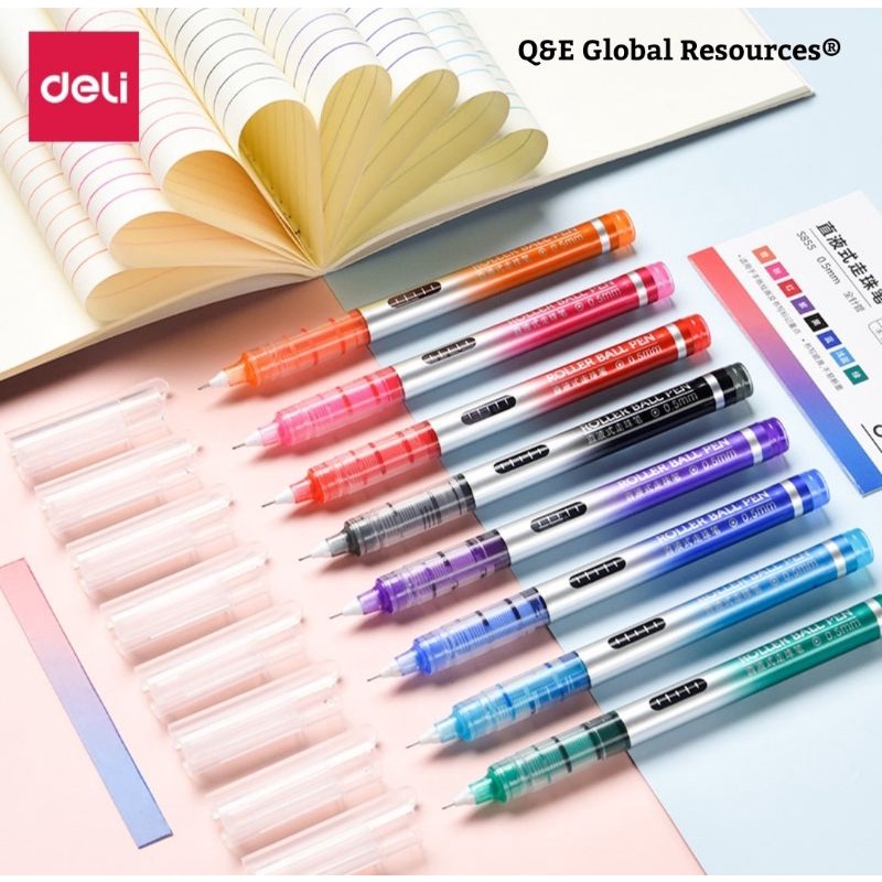 [READY STOCK 🇲🇾] - ⚠️ 1 PCS ⚠️ DELI Multicolor Roller Ball Pen (0.5mm ...