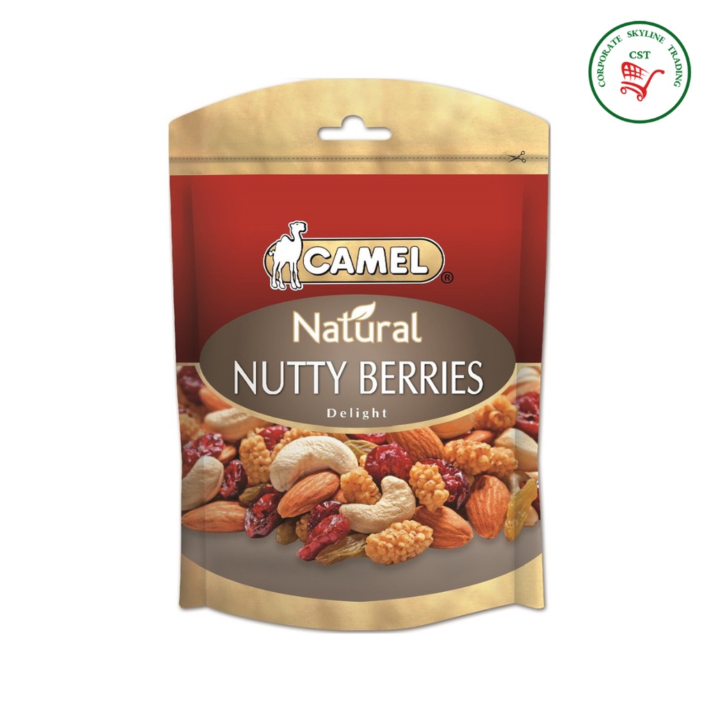 CAMEL-NATURAL NUTTY BERRIES DELIGHT 135G ( PREMIUM ) -富含纤维，天然不含脂肪，天然不含胆 ...