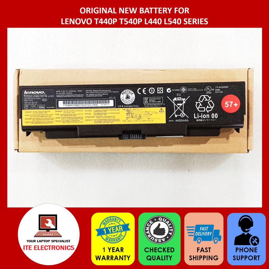 ORIGINAL NEW 45N1146 LENOVO THINKPAD T440P T540P L440 L540 W540 SERIES ...