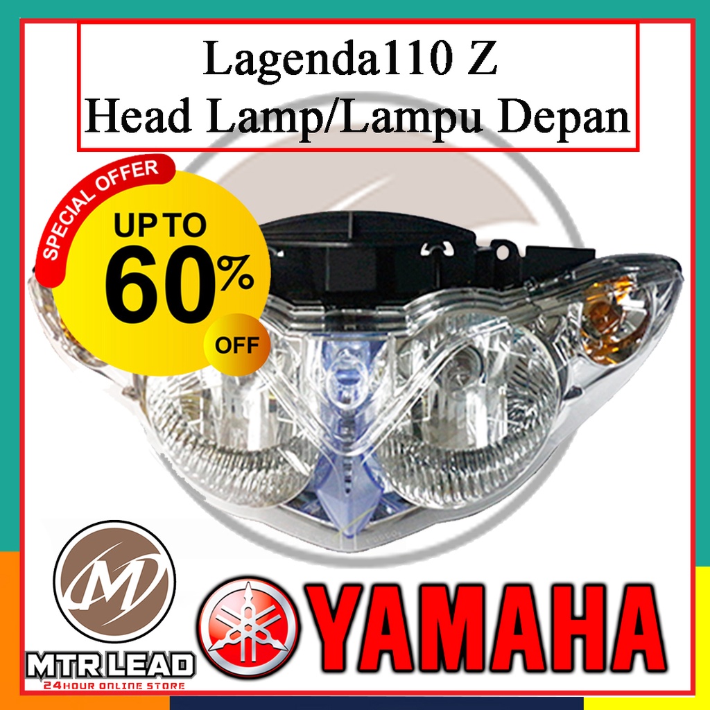 SRL110 Z SRL110Z 110Z LAGENDA Z HEAD LAMP LIGHT UNIT (YAMAHA100 ...