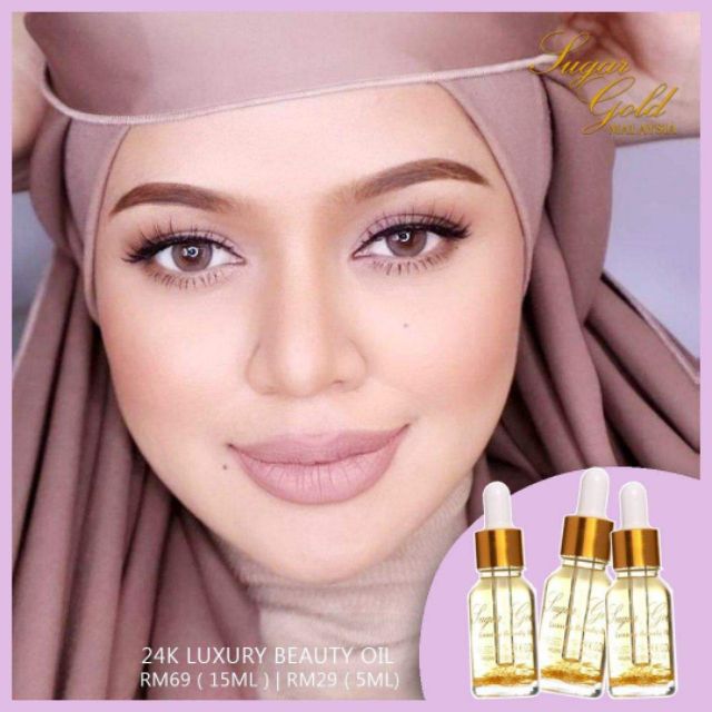 🔥🔥BEST SELLING FAVOURITE MUA BELLAZ SUGAR GOLD FACIAL OIL🔥🔥 | Shopee ...