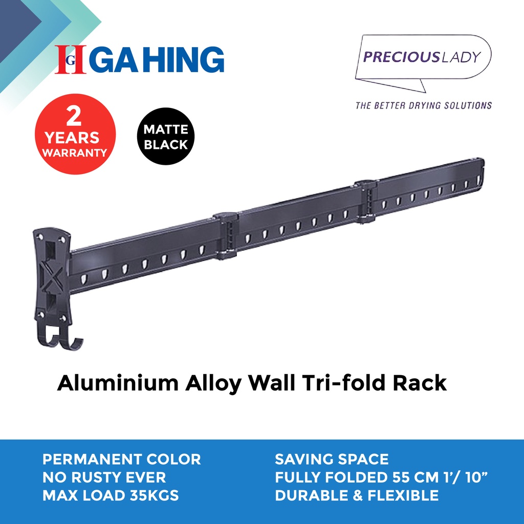 Precious Lady Aluminium Alloy Wall Tri-fold Rack PL333 /trifold rack ...